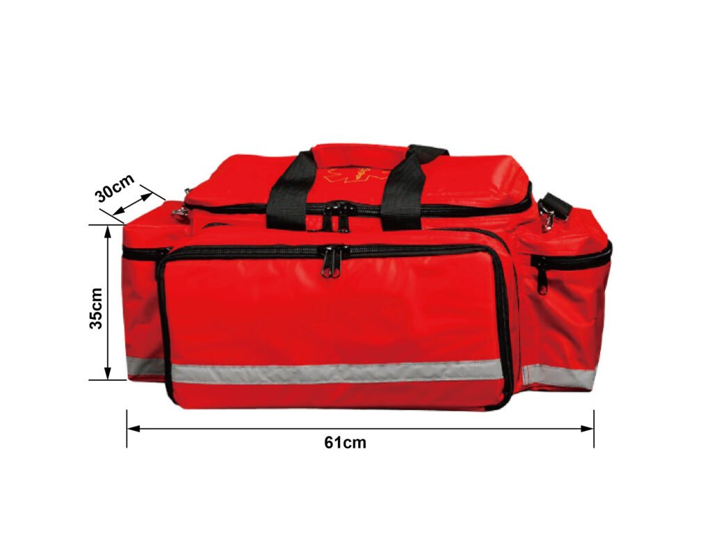 Emergency First Aid Bag Big Size Red Color, Easy to Carry | Vcare Mart